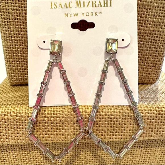 Isaac Mizrahi | Jewelry | Nwt Isaac Mizrahi Earrings Silver Tone With ...
